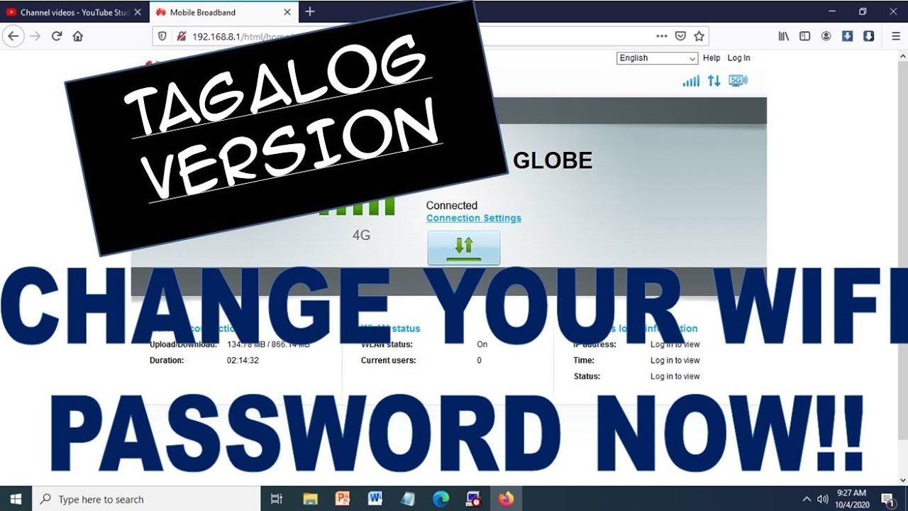 LEARN HOW TO CHANGE YOUR WIFI PASSWORD For Globe At Home YouTube learn-how-to-change-your-wifi-password-for-globe-at-home-youtube