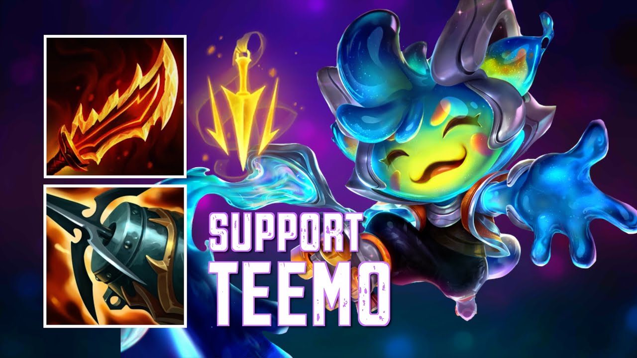 on hit teemo support is the most fun 9/1/6 #teemogameplay - YouTube