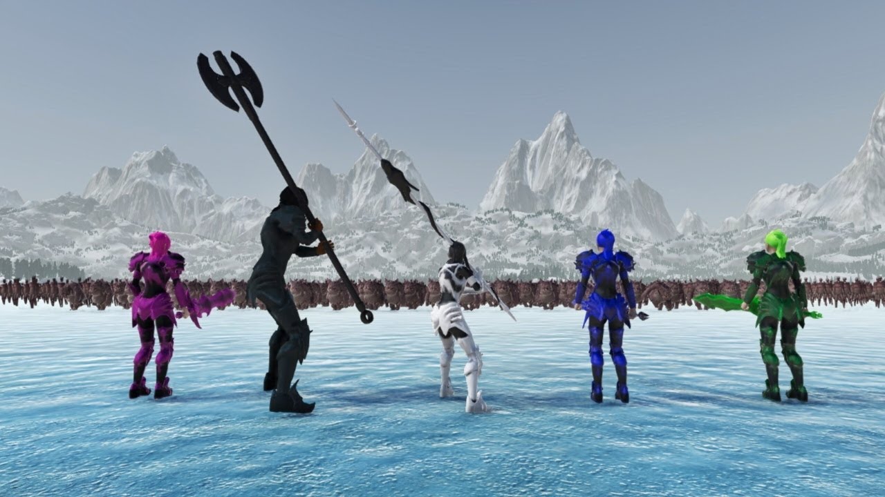 Epic Battle : 5,000 Rainbow Knights vs. 100,000 Pigmen - Ultimate Epic ...