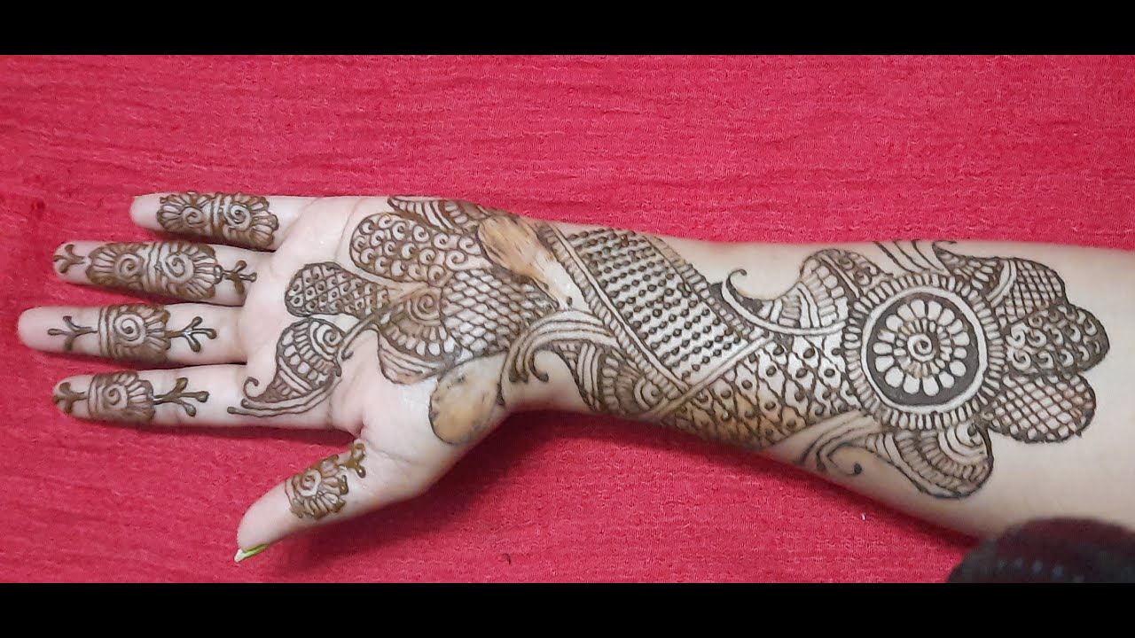 Simple and Easy Mehndi Art || Mehndi hai rachne wali || Shaadi ki ...