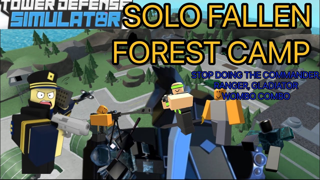 TDS Solo Fallen Forest Camp Triumph! (Roblox) - YouTube