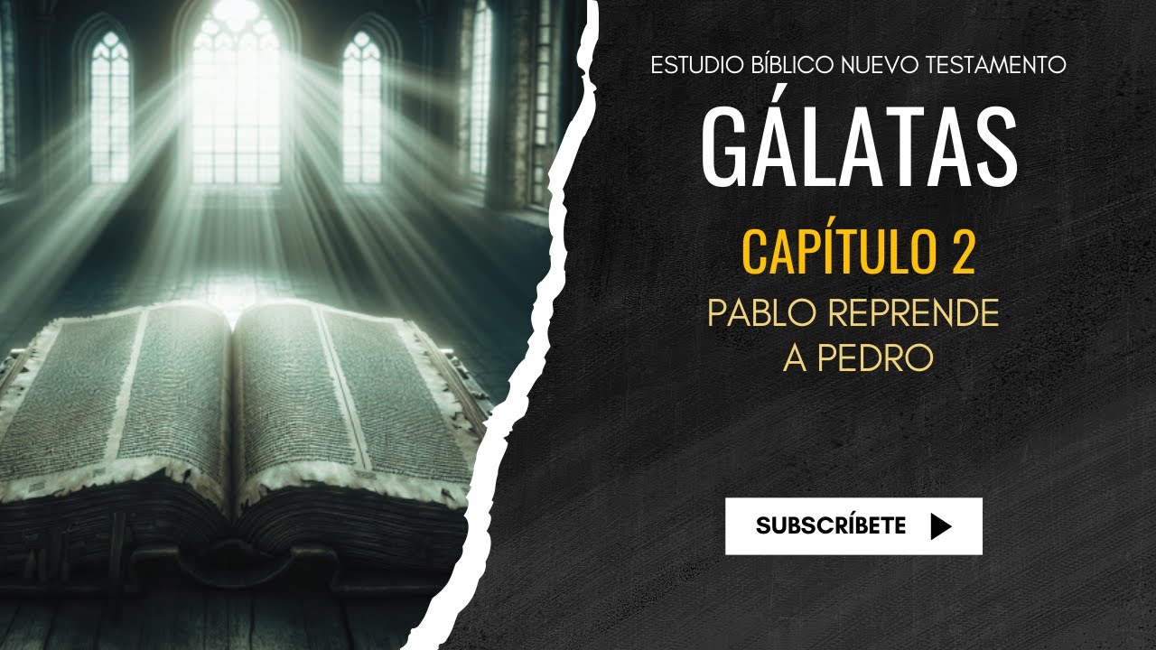 Estudio Bíblico | Pablo reprende a Pedro - REFLEXIÓN. - YouTube