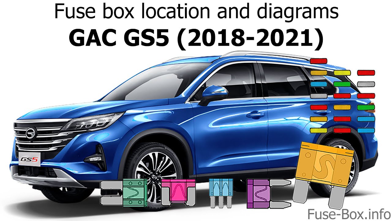 Fuse box location and diagrams: GAC GS5 (2018-2021) - YouTube