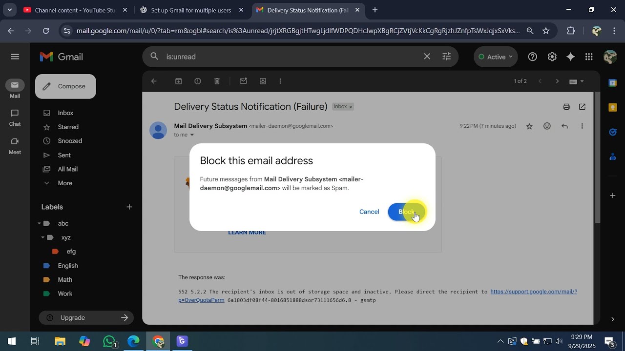 How To Unsubscribe from Mailing Lists in Gmail - YouTube