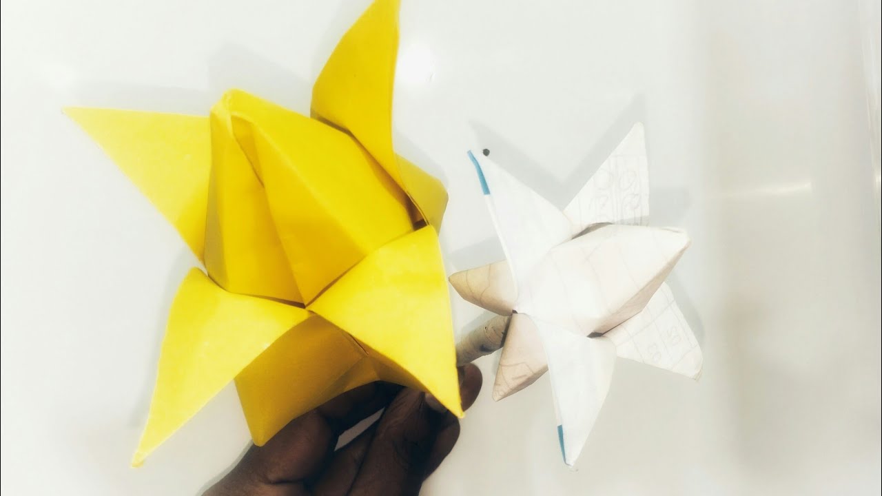 Diy paper flowers craft ideas/ kagojer ful / কাগজের ফুল। কাগজের তৈরি ...