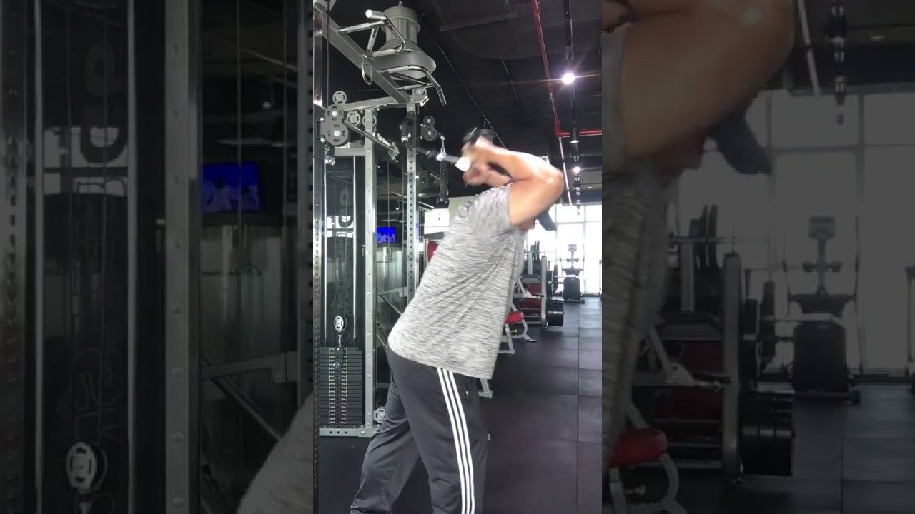 Reverse Grip Overhead Tricep Extension - YouTube