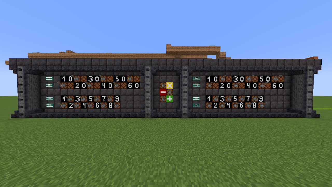Cómo hacer una calculadora en Minecraft | Parte 3: La entrada - YouTube