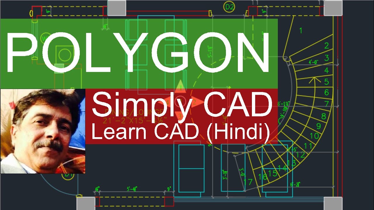 POLYGON command - AutoCAD (Hindi) - YouTube