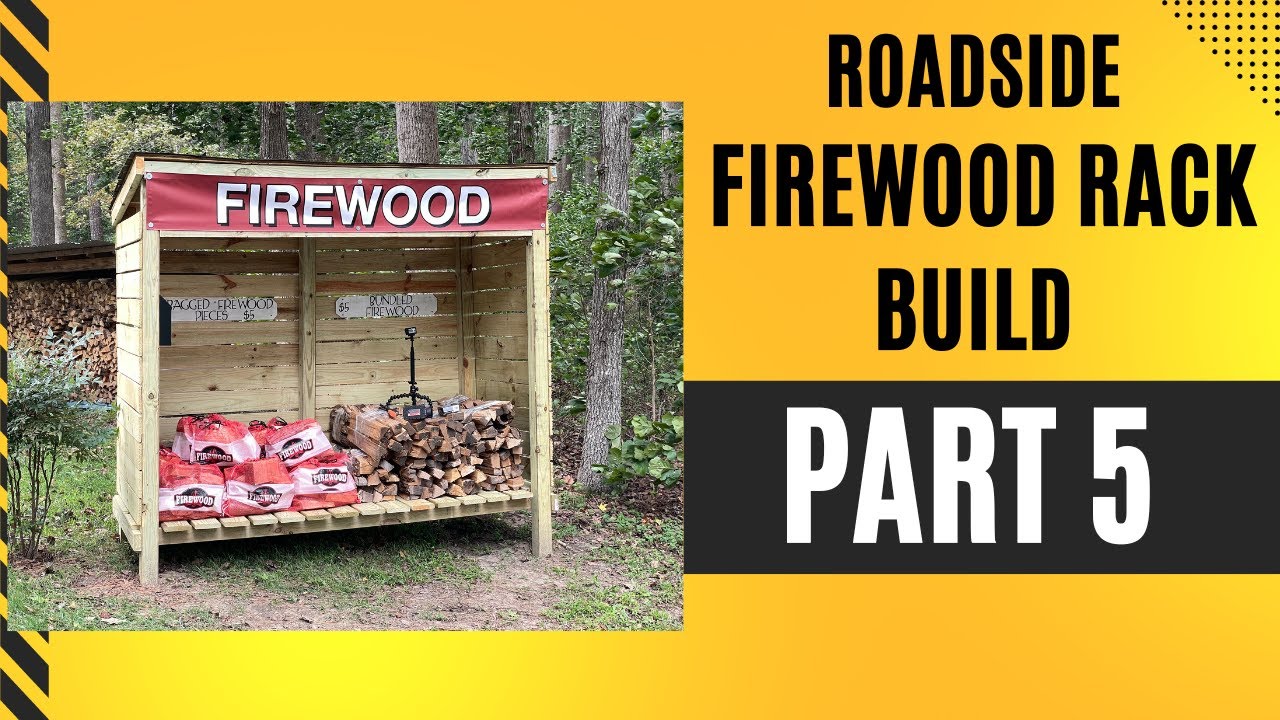 Roadside Firewood Rack Part 5 - YouTube
