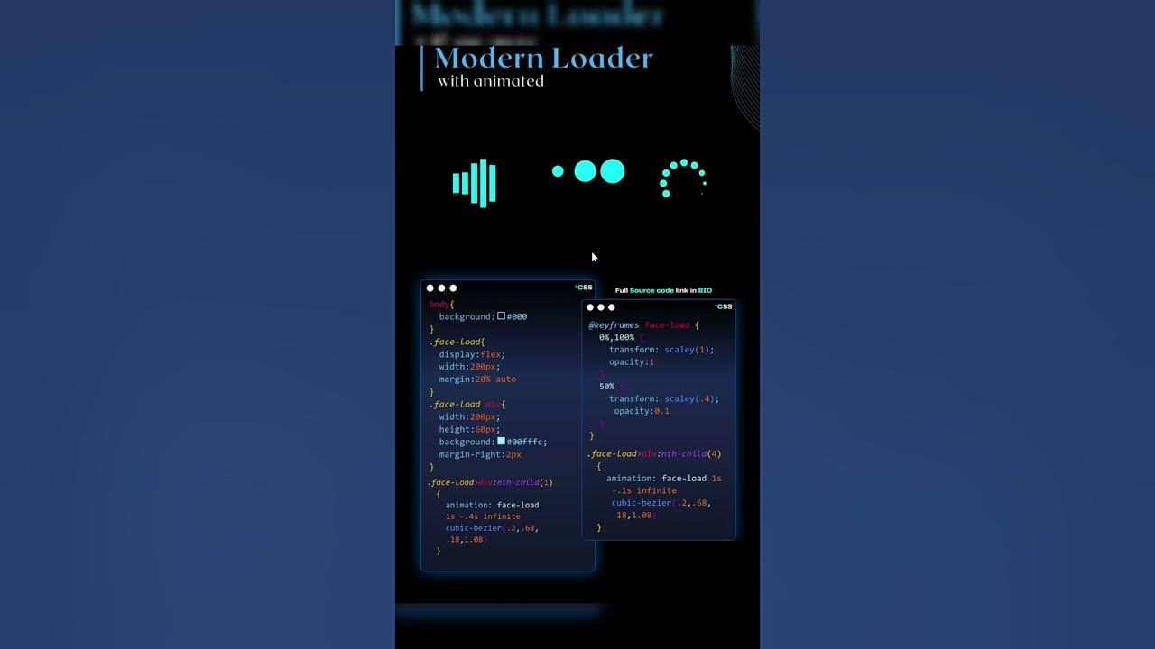 🚀 Modern Loading Animation With Javascript And React ⏳ Shorts Cssanimation Reactjs Js