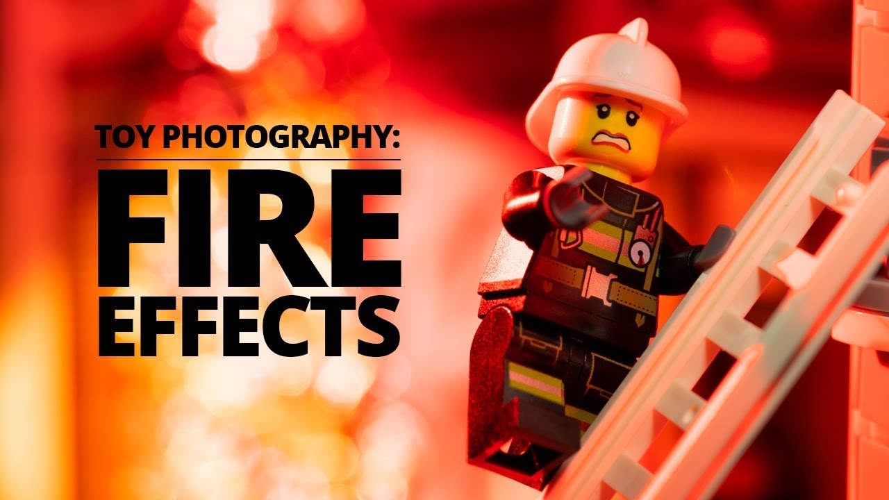 LEGO photography - Practical lighitng to create FIRE effects! 🔥🔥🔥 - YouTube