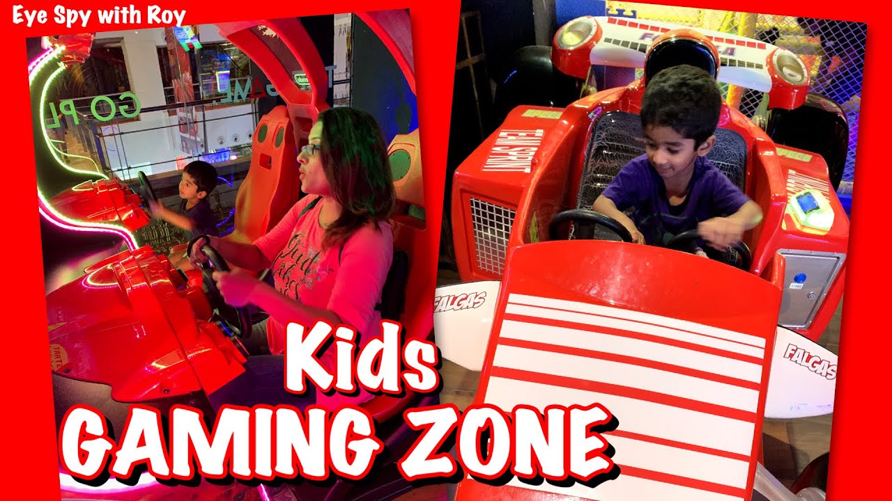 Game On! Gaming Zone ! Kids Video Game Parlour - YouTube