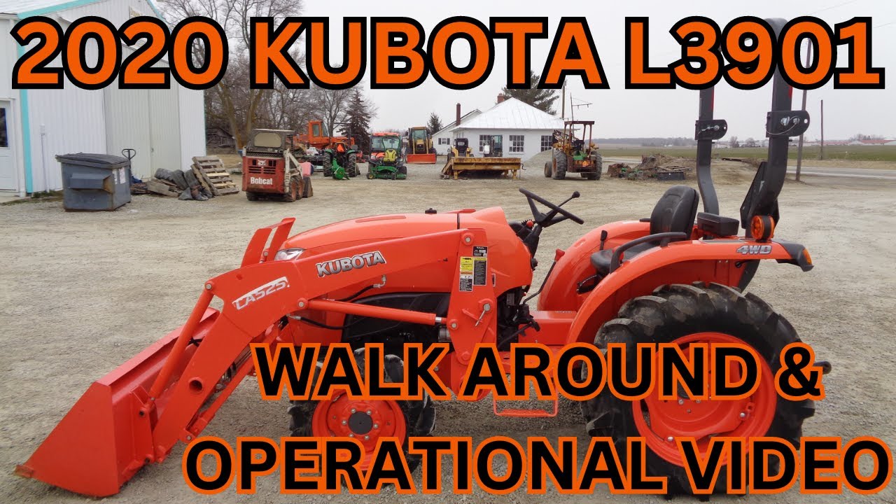 2020 Kubota L3901 Tractor Walk Around & Operational Video $22,900 - YouTube