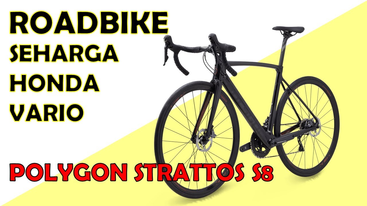 Sepeda Roadbike Carbon Polygon Strattos s8 - YouTube