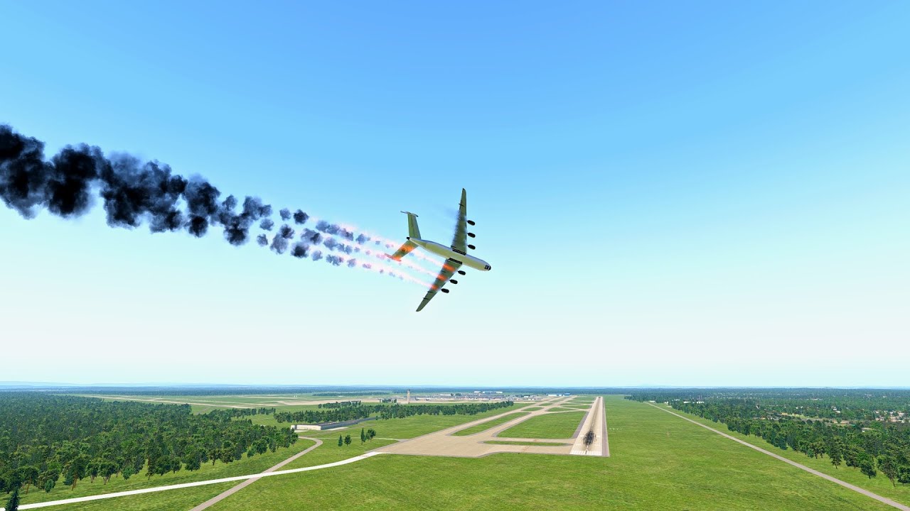 Antonov An-225 Mriya Aircraft Suddenly Catches Fire During Take-Off ...