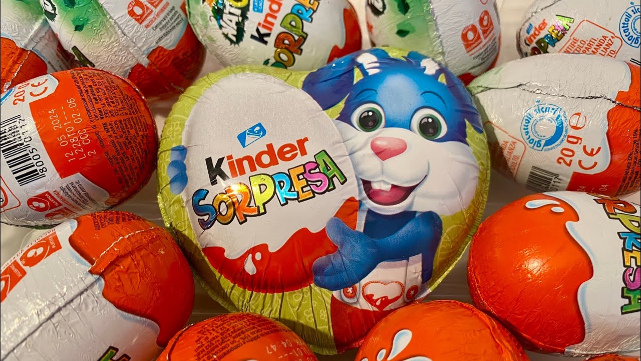 SPECIAL EASTER Unboxing Kinder chocolate heart surprise! #toys # ...