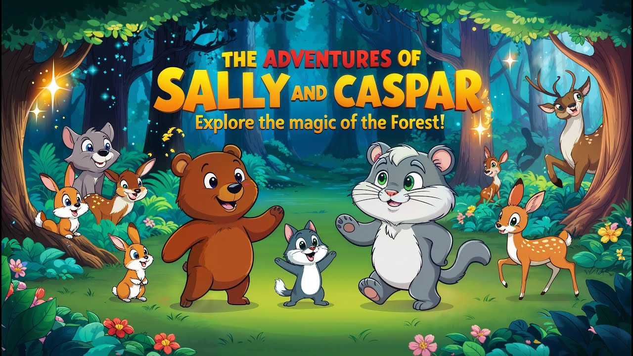 Sally the Bear's Forest Adventure | Learning Survival Skills and ...