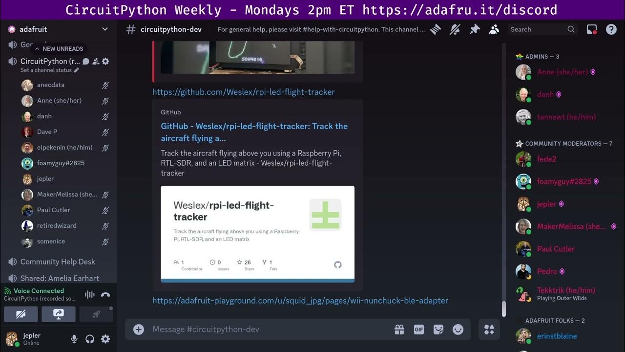 Circuitpython Weekly Meeting For August 26 2024 Circuitpython Circuitpython Adafruit Youtube