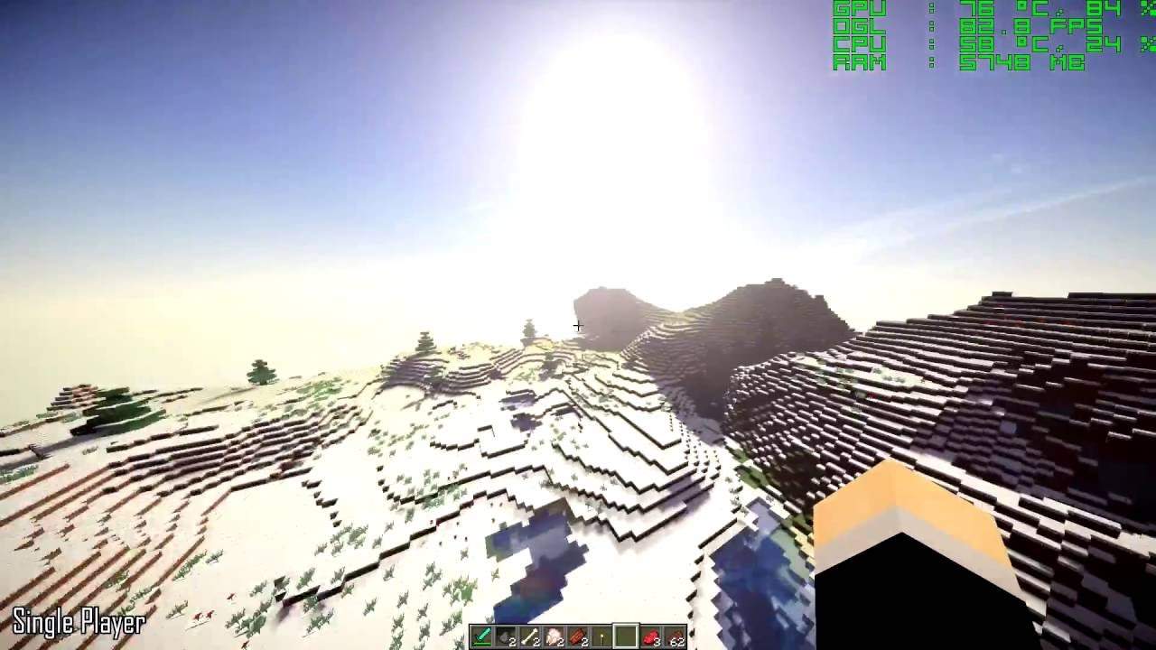 GTX 1070 - Minecraft Continuum Shaders Benchmark - YouTube