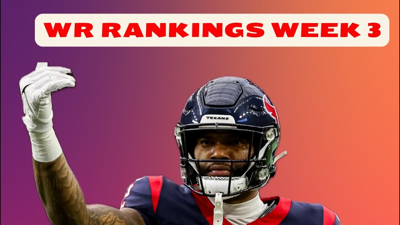 WR Rankings Top 30 for Week 3, make sure to check it out on the ...