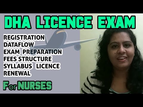 DHA LICENCE Registration, Data flow, Exam Booking with syllabus ...