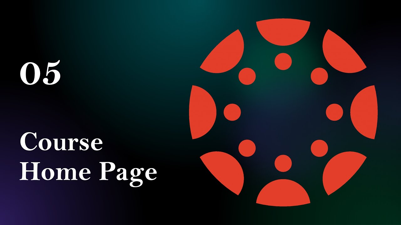 05 - Course Home Page | Canvas LMS - Quick Guide for UOT Teachers - YouTube