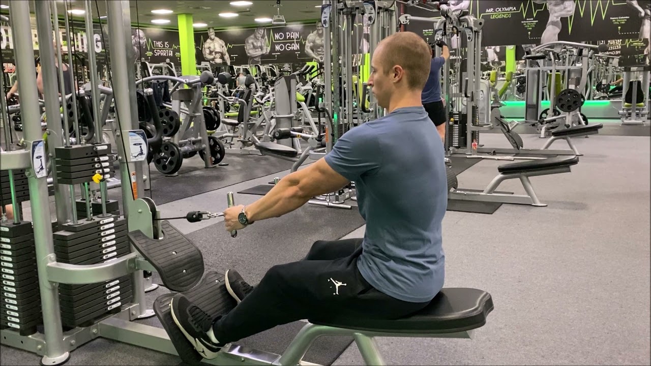 How to do the Seated Cable Shrug - YouTube