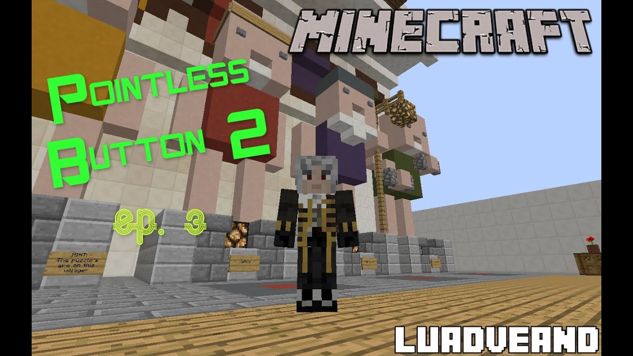 Minecraft | Pointless Button 2 - Mapa de Aventura Ep.3 - Agilidad un poco desesperante! - YouTube
