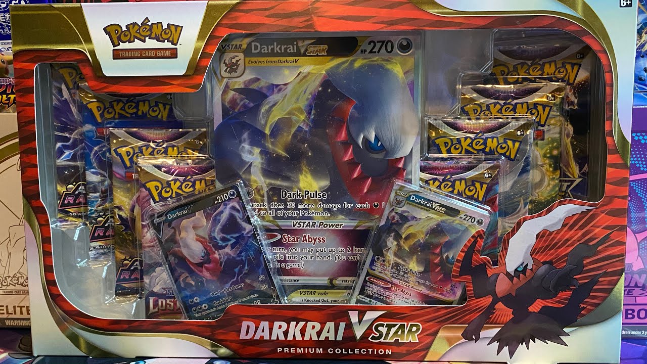 Darkrai VStar Premium Box Opening!! - YouTube