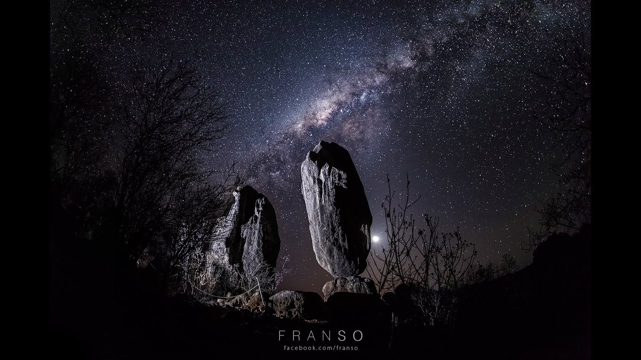 4K 360 VR the Balancing Rock Starscape timelapse - YouTube