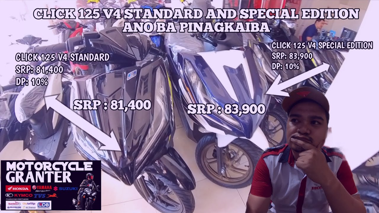 CLICK 125 V4 STANDARD AND SPECIAL EDITION ANO BA PINAGKAIBA ? - YouTube