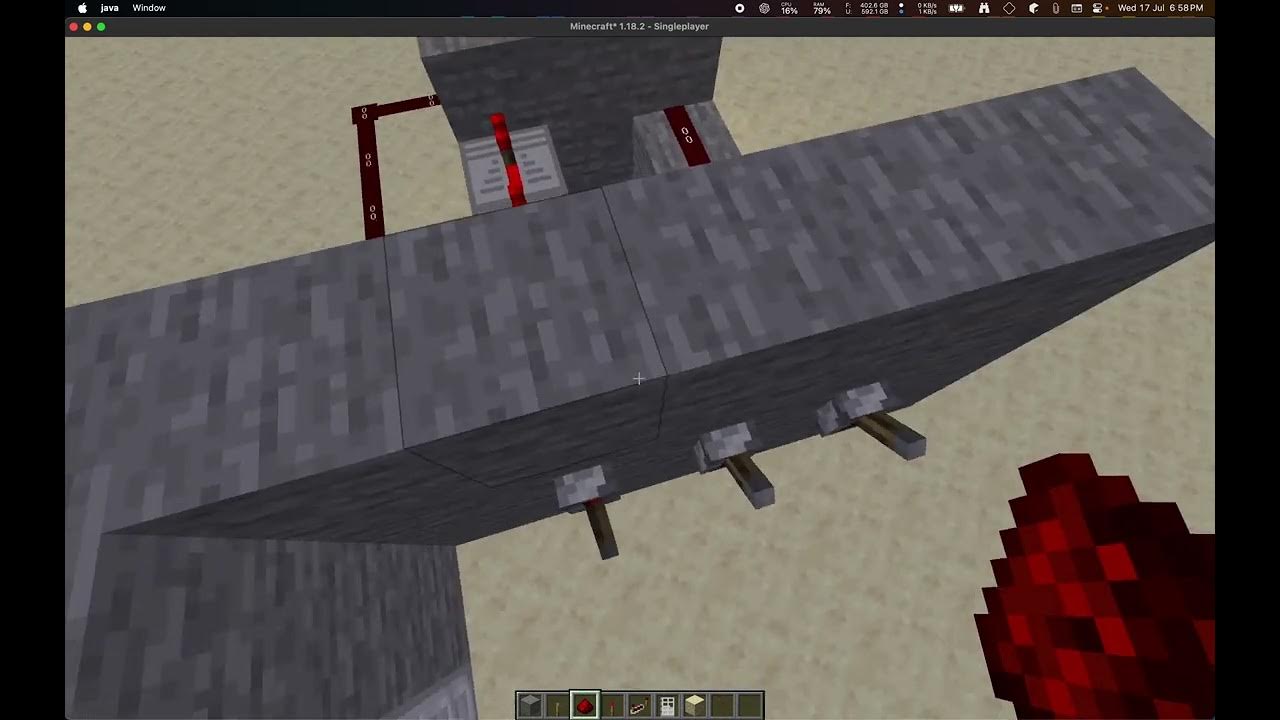 How to make a Password-protected door using Redstone - YouTube