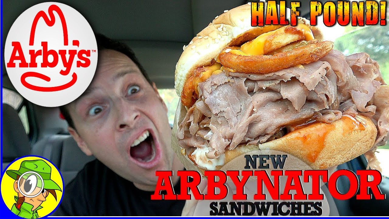 Arby's® | The Arbynator | Half Pound Food Review! 💪🤠🍖 - YouTube