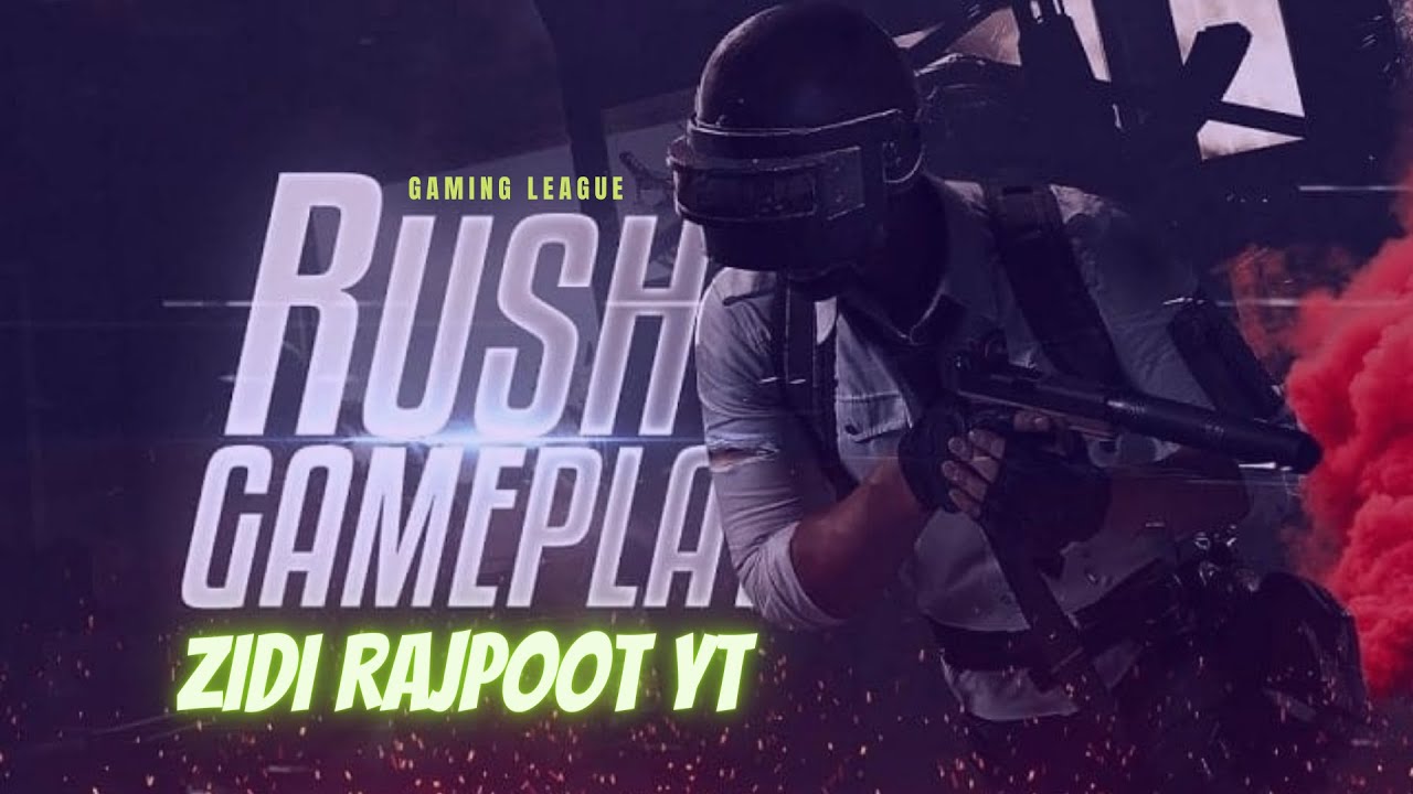 🔴 RUSH GAME PLAY | PUBG MOBILE LIVE 🔴 Zidi RajPoot yt - YouTube