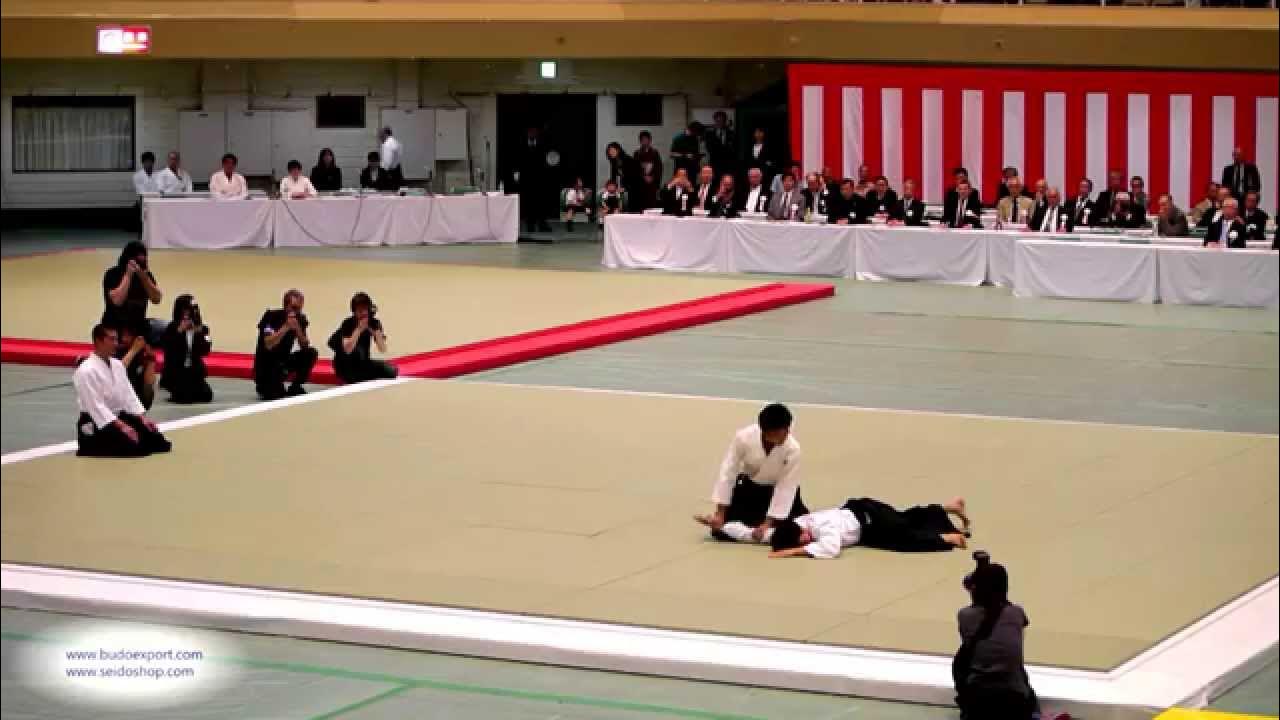 52nd All Japan Aikido - Ueshiba Mitsuteru Dojo-Cho - YouTube