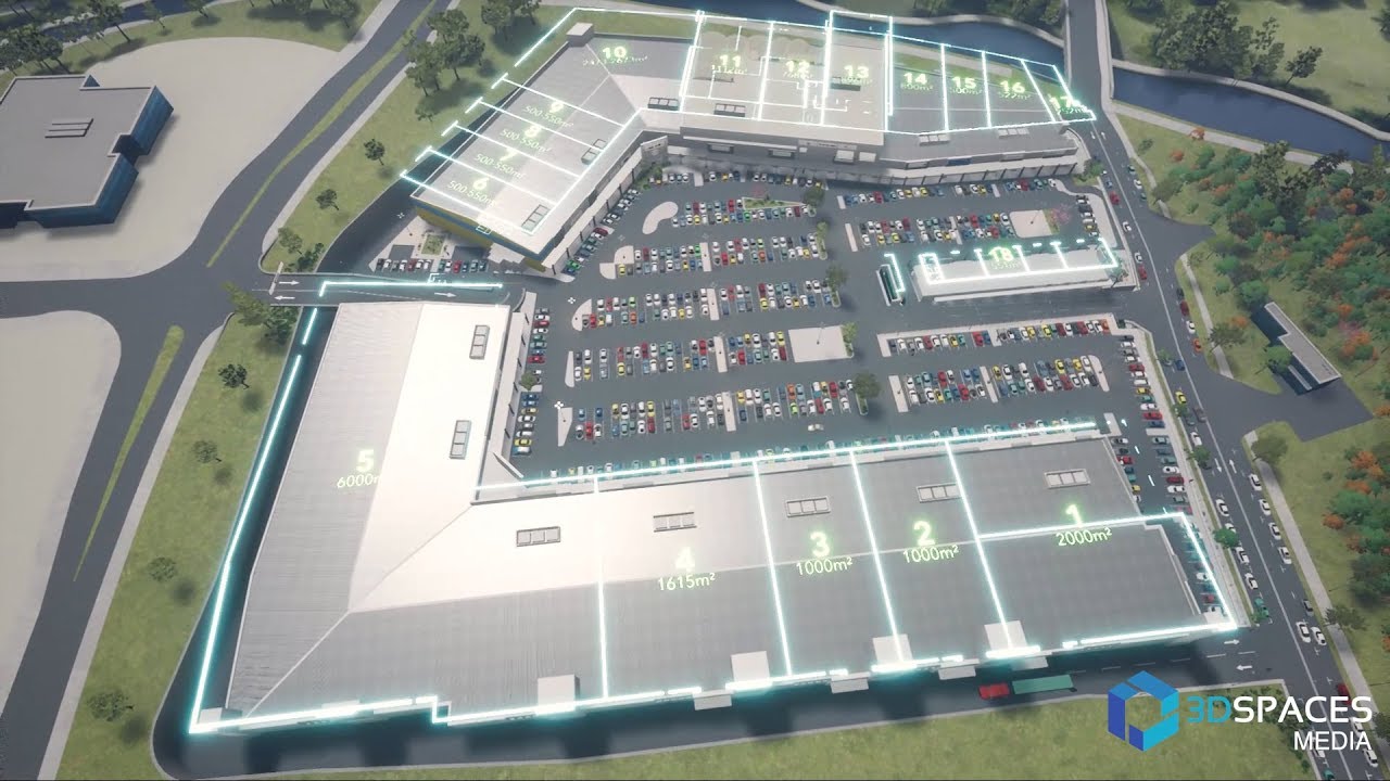 Retail Centre Design Proposal 3D Animation - YouTube