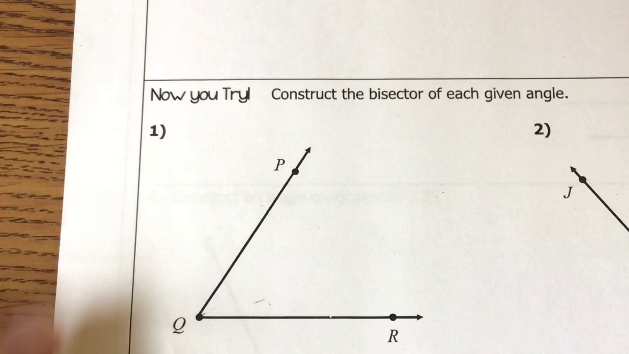 Constructions Packet - YouTube