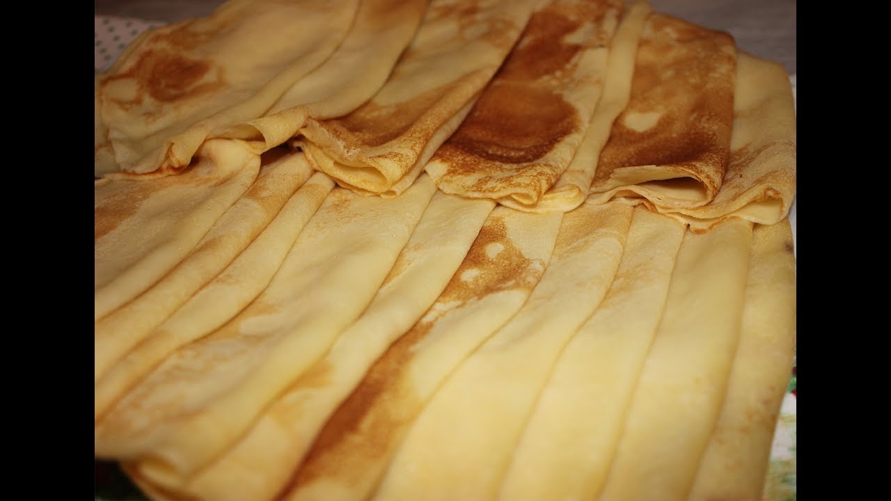 Blinçik Xəmirinin Hazırlanması. Krep Tarifi. - YouTube