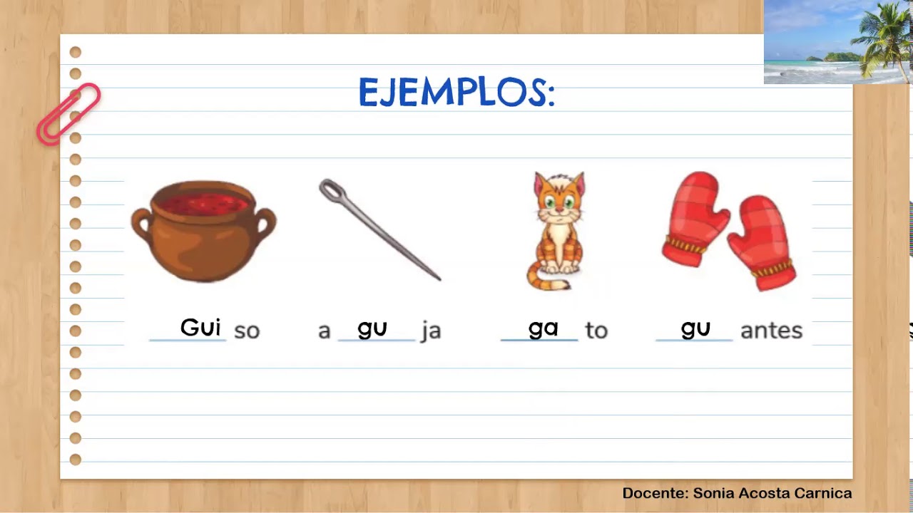 EL USO DE LA GA, GUE, GUI, GO, GU, GÜE, GÜI - YouTube