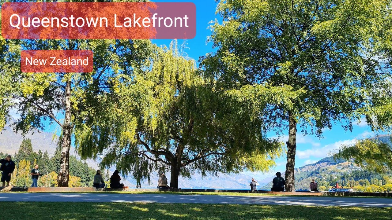 Beautiful Morning on Queenstown Lakefront, New Zealand. - YouTube