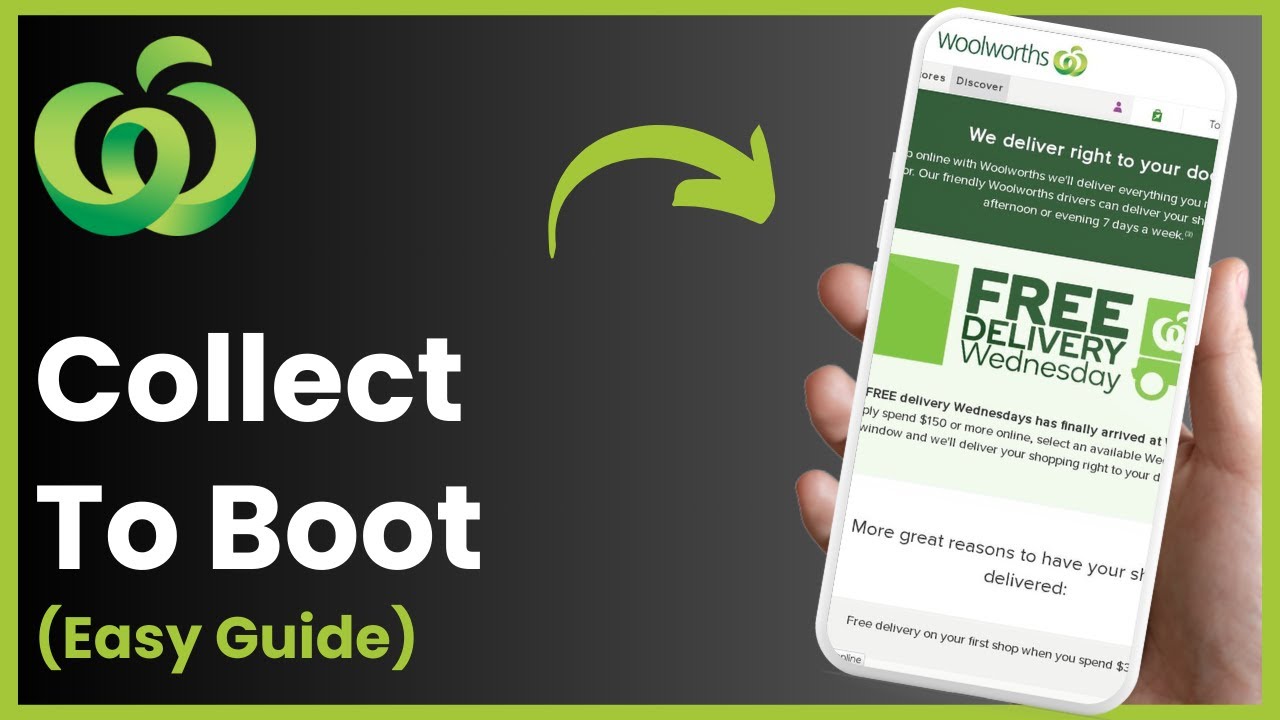 How To Setup Collect To Boot From Woolworths App - YouTube