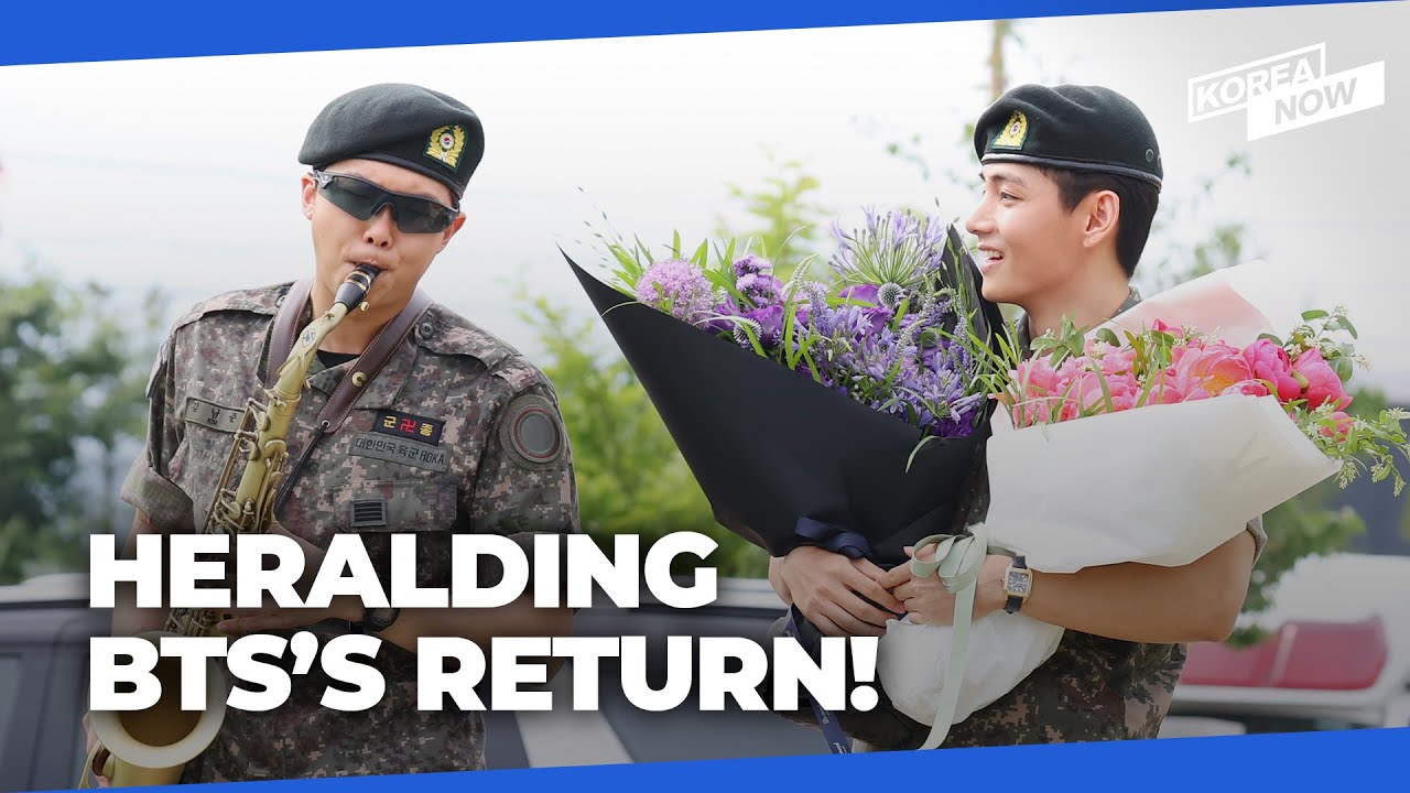 From RM's saxophone performance to ARMYs' tears... Welcome back V & RM ...