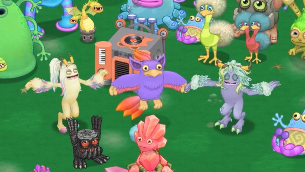 Maggpi and Parlsona on Water Island - My singing monsters - YouTube