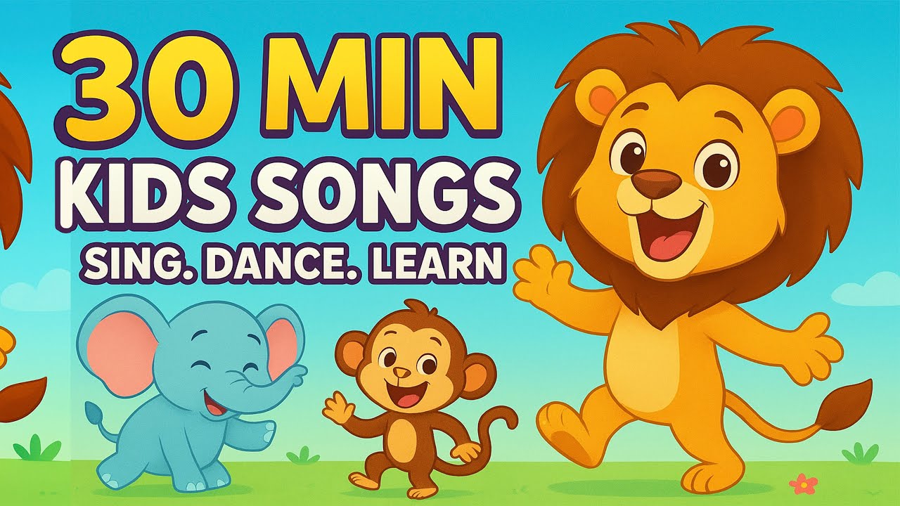 30 Minutes Nonstop Kids Songs 🎶 | Fun Nursery Rhymes & Dance Songs for ...