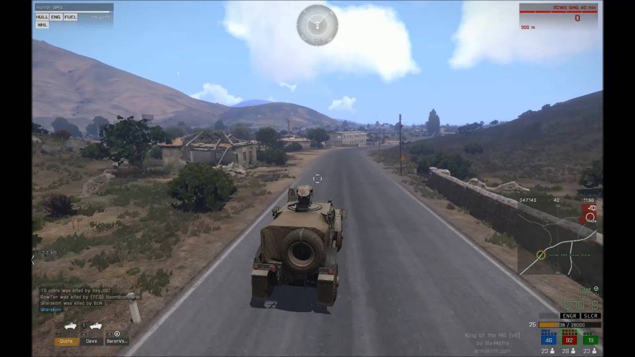 ARMA 3 - GMG Hunter Action - YouTube