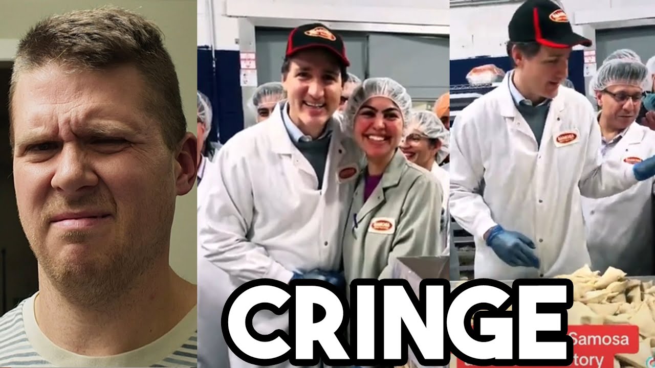 Justin Trudeau Photo Op CRINGE at Samosa Factory - YouTube