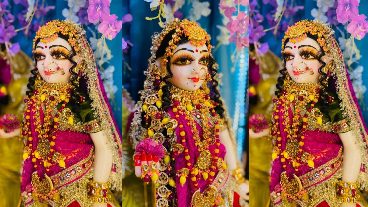 Saj ke chali Radha pyari are Radha pyaari #radhakrishna #radharaman # ...