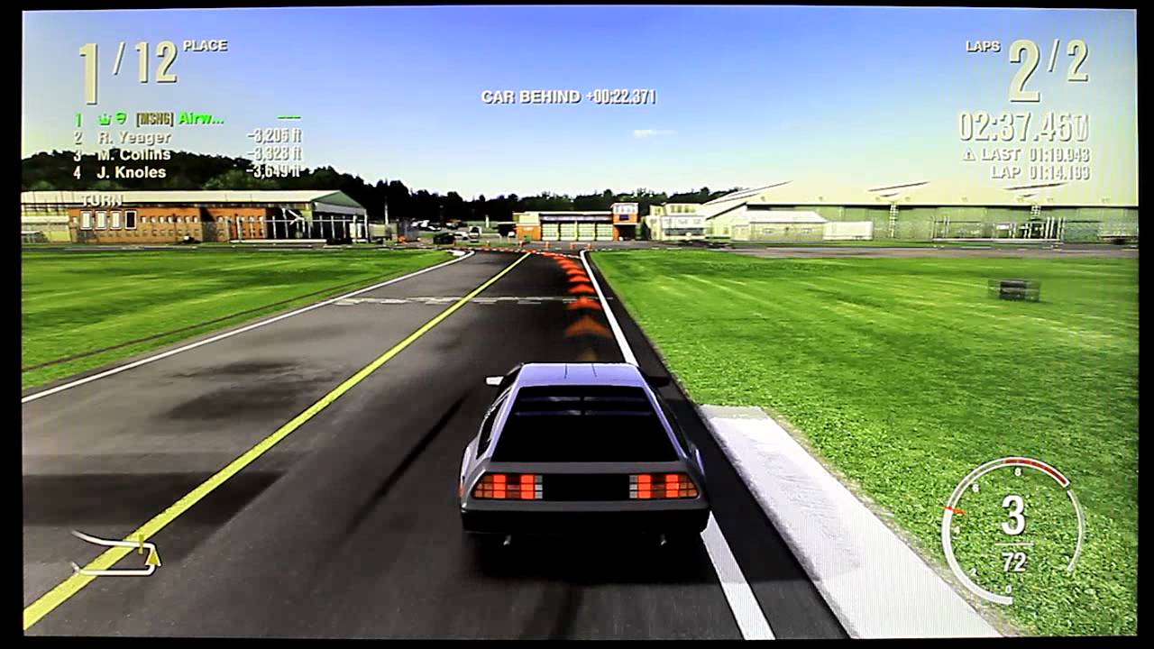FM4: 1982 Delorean on Top Gear (UK) Test Track - YouTube