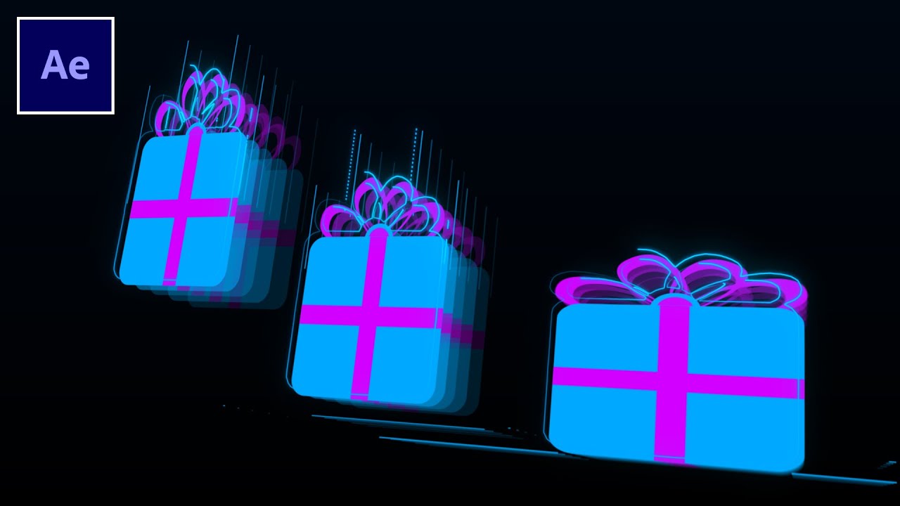 After Effects Tutorial: Simple Way To Animate a Gift Box [Free Project ...
