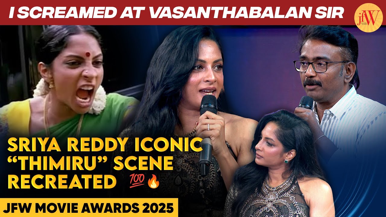 Sriya Reddy Thimiru Scene Recreated 💯🔥 | "I Screamed At Vasanthabalan ...